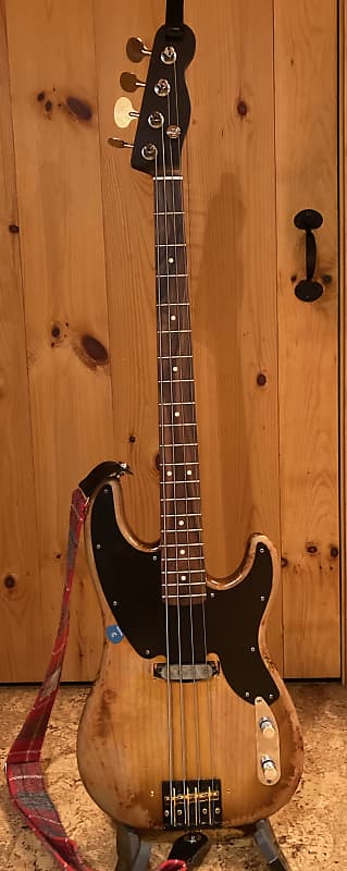 Warmoth 54 Precision Tele Bass 2019 - Sunburst | Reverb
