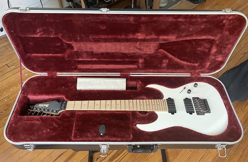 Ibanez RG1527 MGW 2010s Galaxy White with Seymour Duncan | Reverb