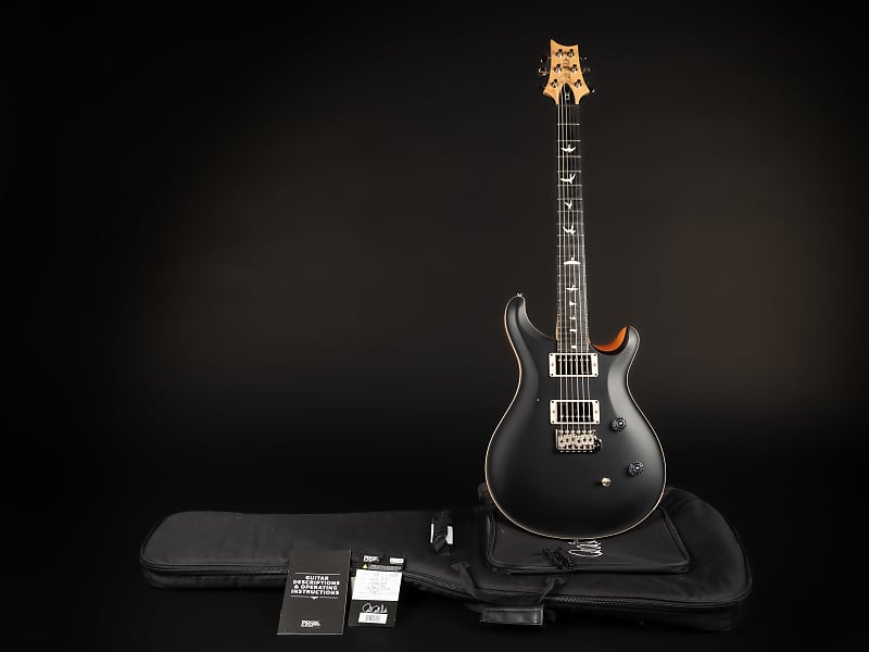 2023 PRS CE 24 Limited Edition Nitro Satin - Black Top | USA | Reverb
