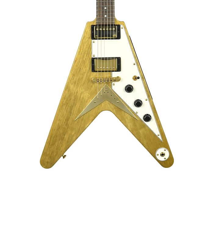 Used 2008 Hamer Korina V Electric Guitar w/OHSC 856228 | Reverb