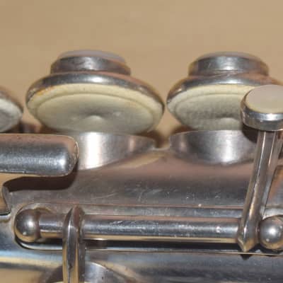 Buffet Dynaction C Soprano Sax 1954 Silver Plate-Extremely | Reverb