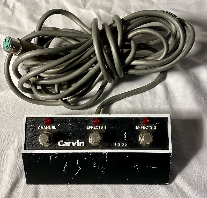 Carvin FS 36 foot switch black | Reverb