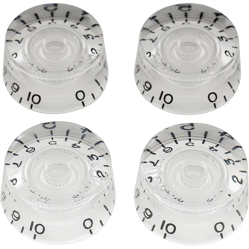 Transparent Imperial Inch Size Control Speed Knobs for USA | Reverb