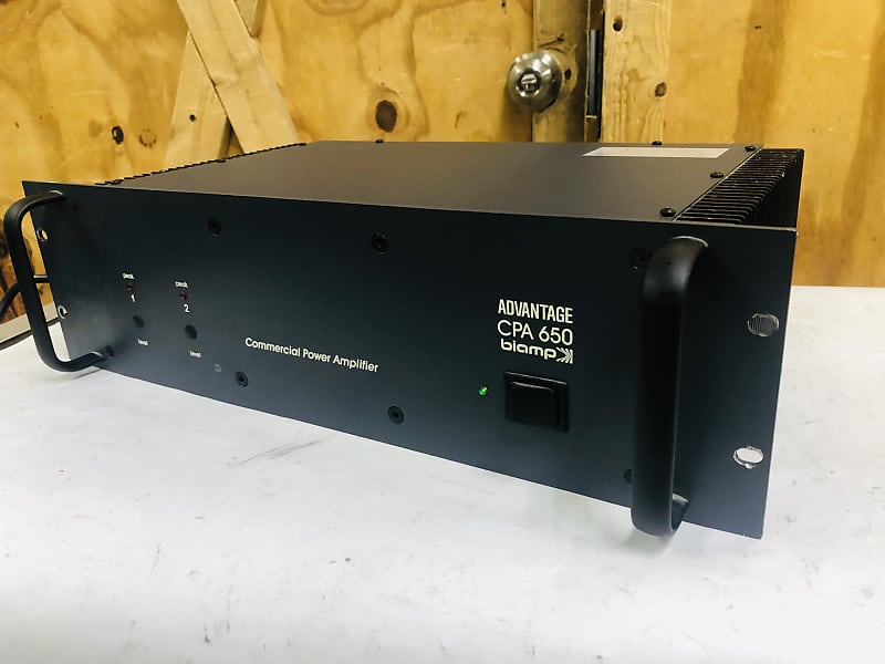 Biamp Systems CPA650 CPA 650 Amplifier - Tested & Working | Reverb