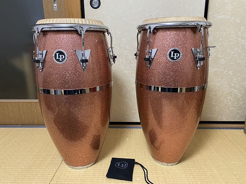 LP Fiberglass Conga Set with Gator's Protection Bags | Reverb