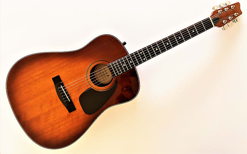 Rare Vintage Samick Acoustic Guitar Made In Korea With Neck | Reverb