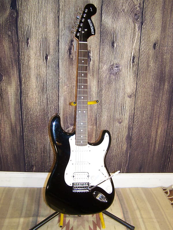 Fender Starcaster Strat, 2008, Black, SSH | Reverb