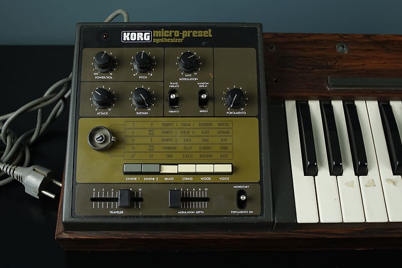 Korg M500-SP Micro-preset vintage analog mono synth, keyboard | Reverb