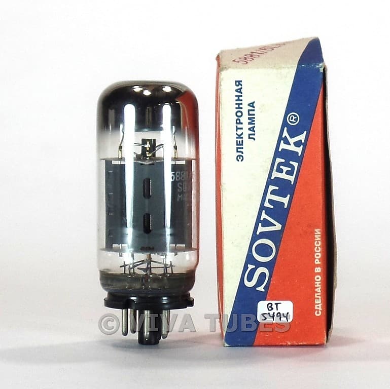True NOS NIB Sovtek Russia 5881 / 6L6WGC Grey Plate Top O Get | Reverb