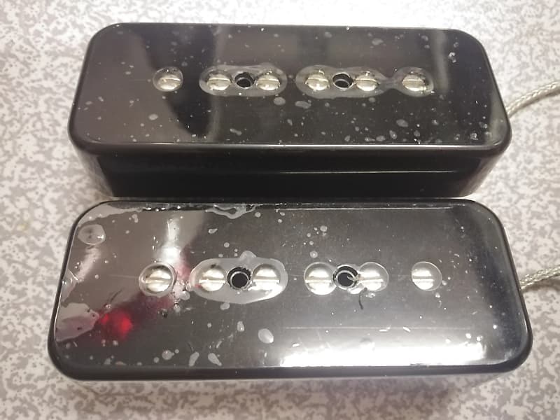 Epiphone P90 Pro Guitar Pickup Set 2020 Black Brand New | Reverb