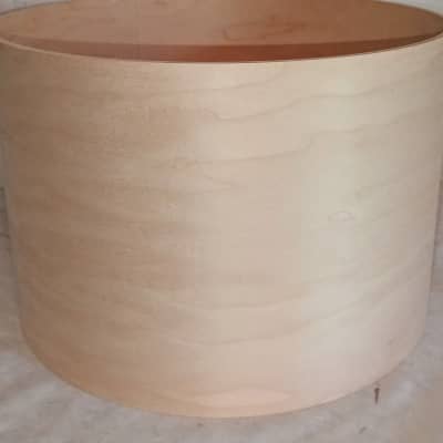 Unmarked TOM SHELL MAPLE 12X8" - RAW/UNFINISHED | Reverb