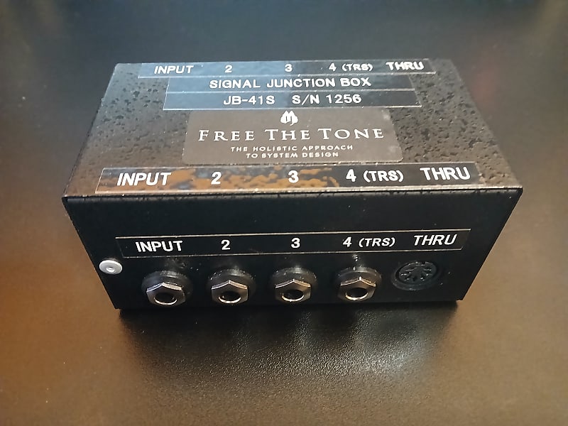 Free The Tone JB-41S Signal Junction Box 2020s - Black | Reverb