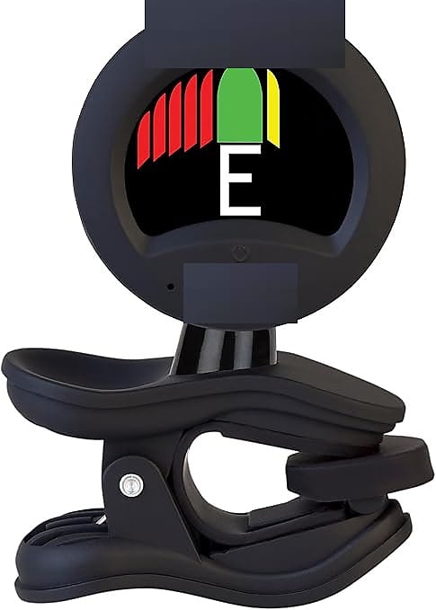 Clip-on All Instrument Tuner-Black/Silver | Reverb