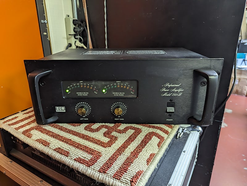 Storage Find! 1983 BGW 750B Stereo Power Amplifier - Looks | Reverb