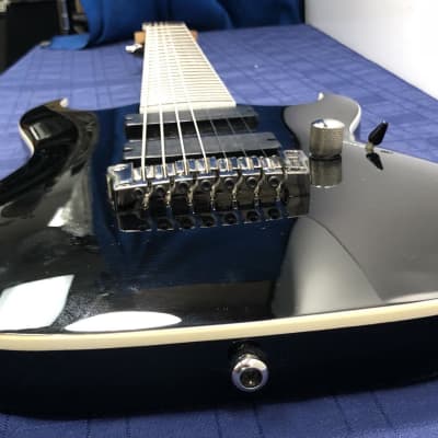 Ibanez RGA7 Black 7 String Electric Guitar with Active | Reverb