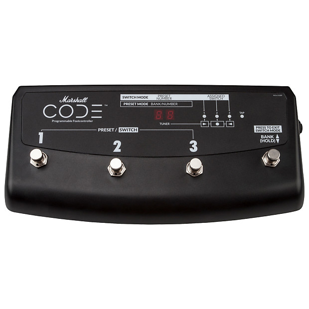 Marshall CODE 4-way Footswitch for Code Amplifiers | Reverb