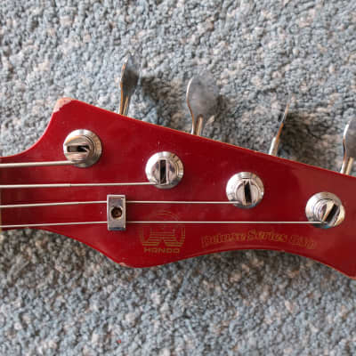 Vintage 1980s Hondo Bass Red Sparkle Perfect For Thrash Metal | Reverb