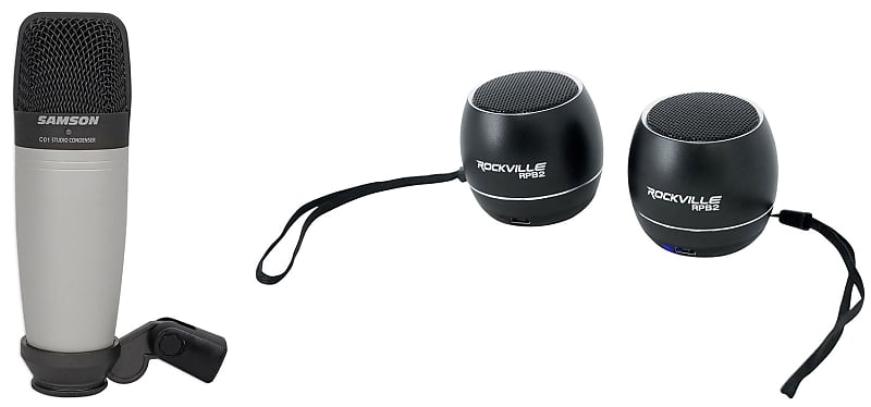 Samson C01 Studio Condenser Recording Microphone+(2) | Reverb