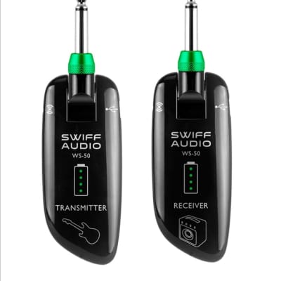 SWIFF UHF Wireless Guitar Audio Transmitter Receiver System | Reverb