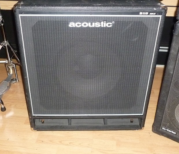 Acoustic B115 Black Tolex Bass Cabinet | Reverb