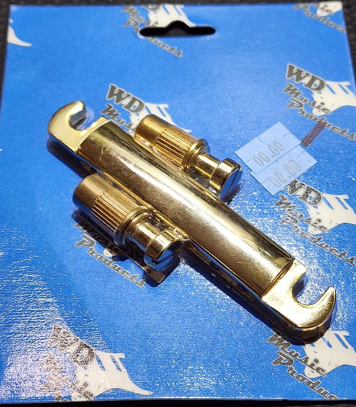 W.D. 7 String Stop Tailpiece Gold GE1017ZG | Reverb