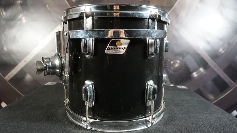 Ludwig Rocker Series Black/White Badge Tom 11" x 12" | Reverb