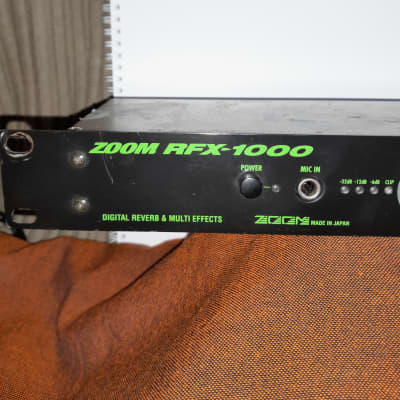 Zoom RFX-1000 Digital Reverb/Delay/Vocoder/Multi-Effects Rack | Reverb