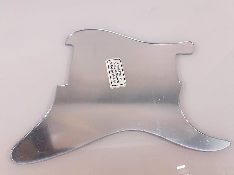 Blank Silver Chrome Mirror Acrylic(luthier ready) Pickguard | Reverb