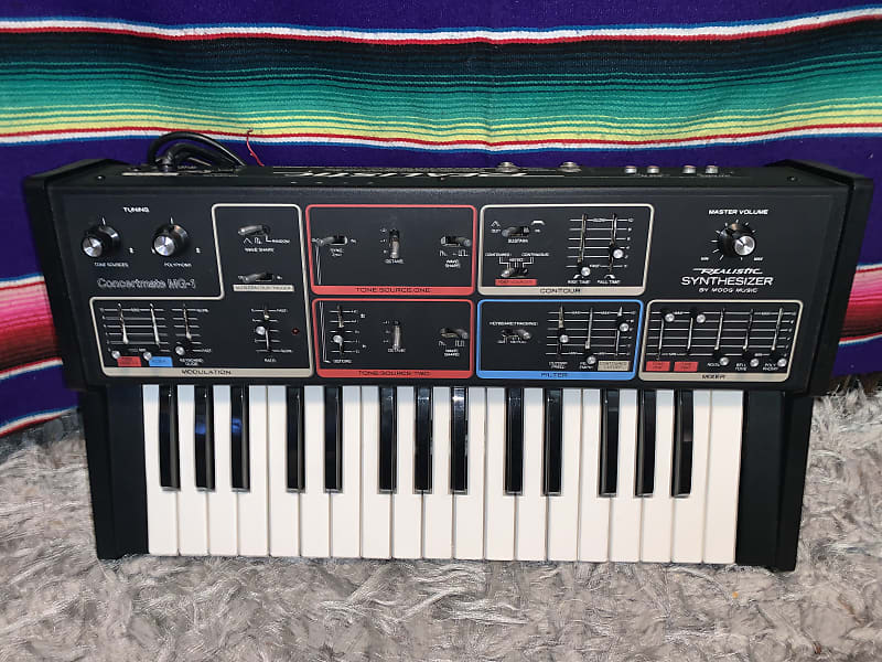 Realistic MG-1 1981 Analog Synthesizer | Reverb