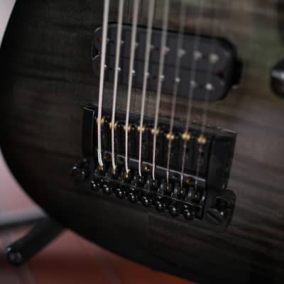 Agile Interceptor Pro 828 Flame Black 8 string guitar | Reverb