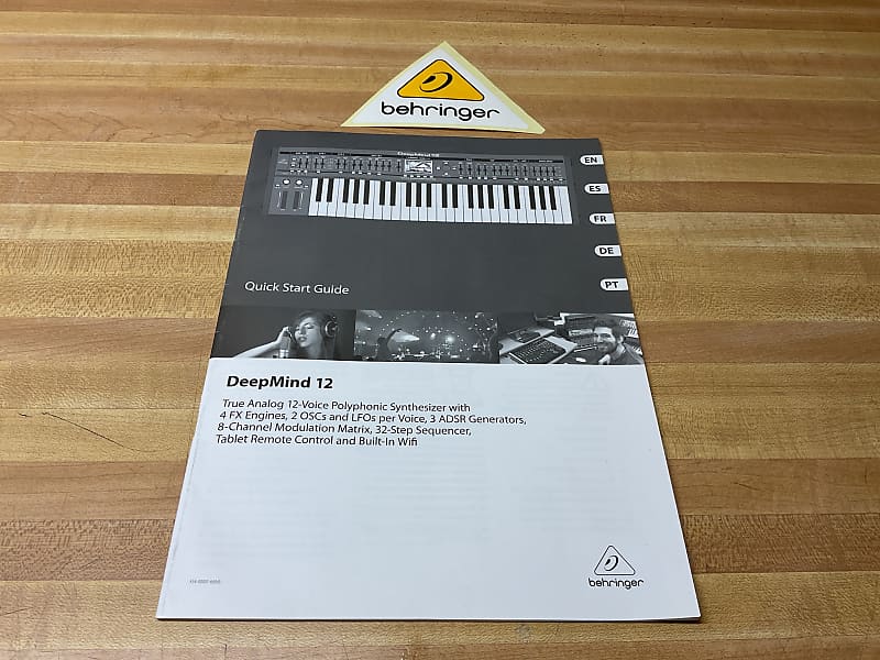 Behringer Deepmind 12 Quick Starr Guide | Reverb