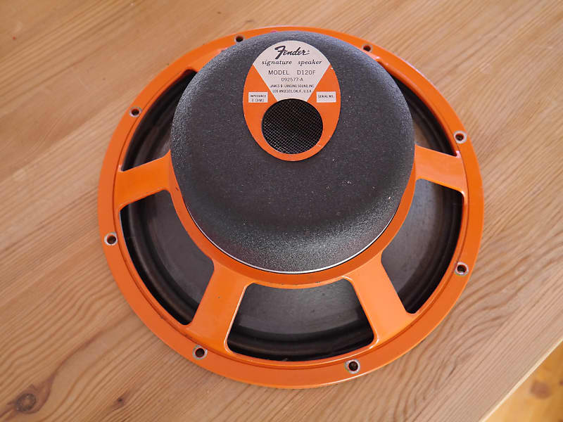JBL D120F Orange Frame Vintage AlNiCo Speaker with SRV Tone | Reverb