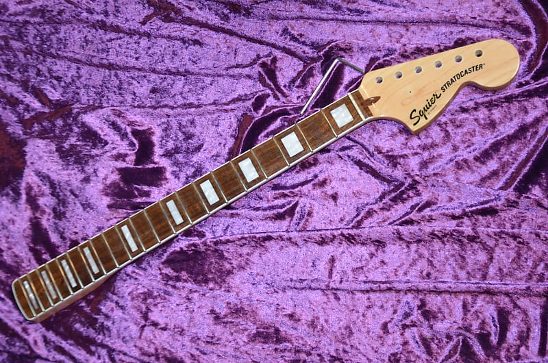 Fender / Squier Stratocaster Neck 40th Anniversary * binding | Reverb