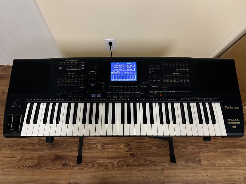 Technics KN2000 1990s Keyboard w/ Stand & Bag | Reverb