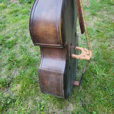Unique Upright Bass - Rare, "Gypsy" style, gut 3-string bass | Reverb