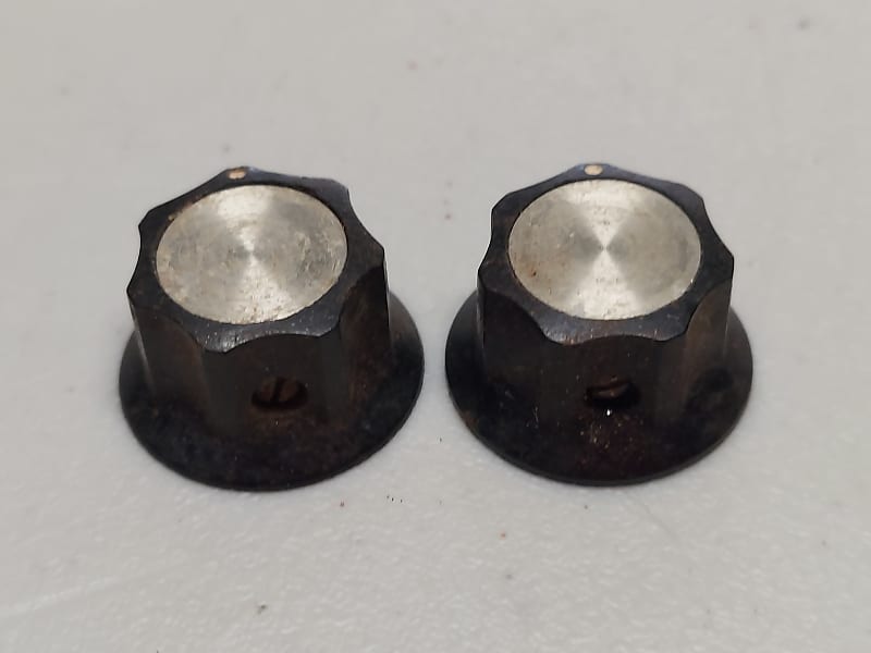 1960s 70s Rickenbacker Knob Set (2) - 100% Genuine Vintage | Reverb