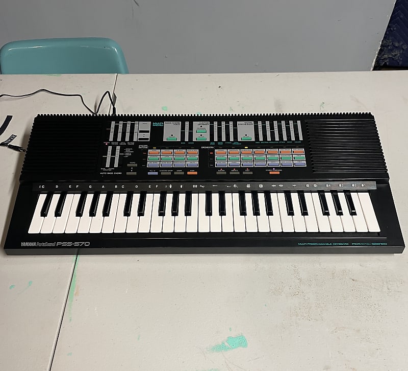 Yamaha Portasound PSS 570 FM Synthesizer with Midi! | Reverb