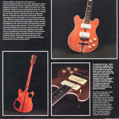 Eko M24s 1980 Cherry Red Professional Series | Reverb