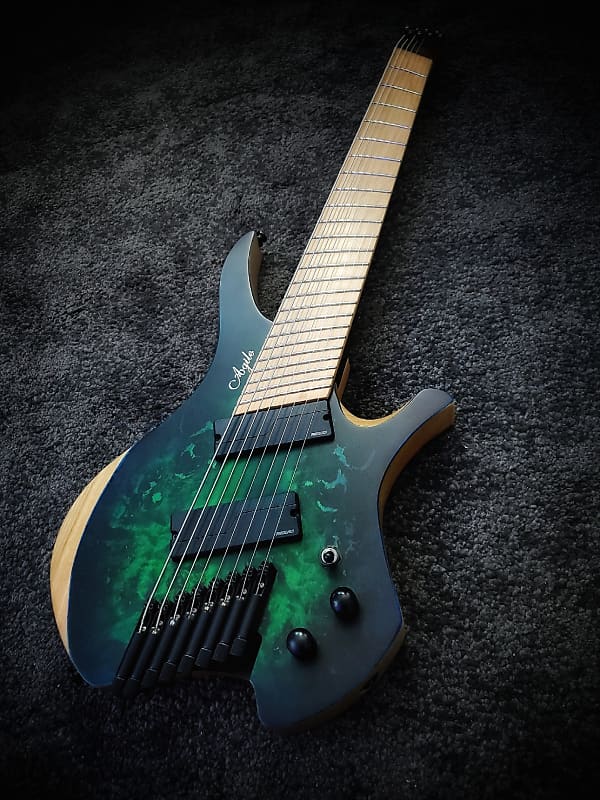 Agile 8 String Chiral NIRVANA 2021 Green Blue Satin Finish | Reverb