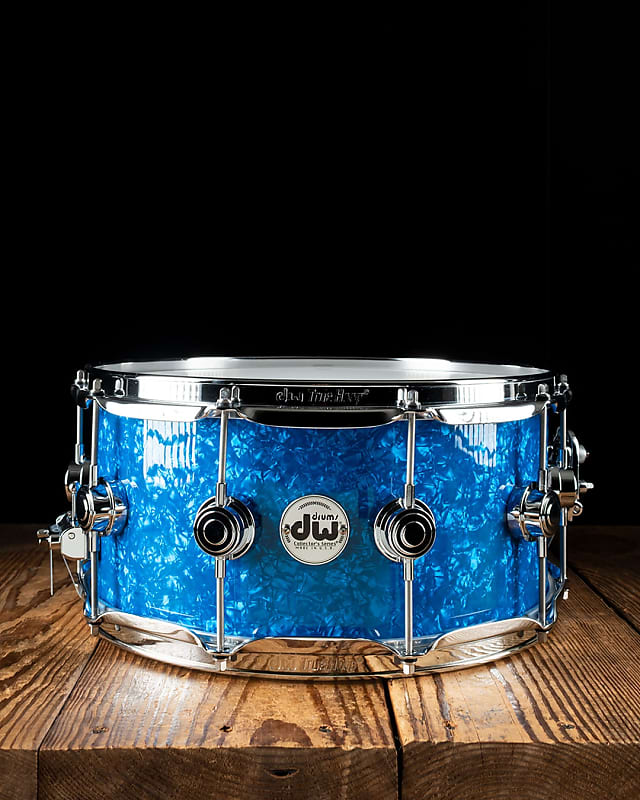 DW 6.5"x14" Collector's Series Snare Drum - Royal Blue | Reverb