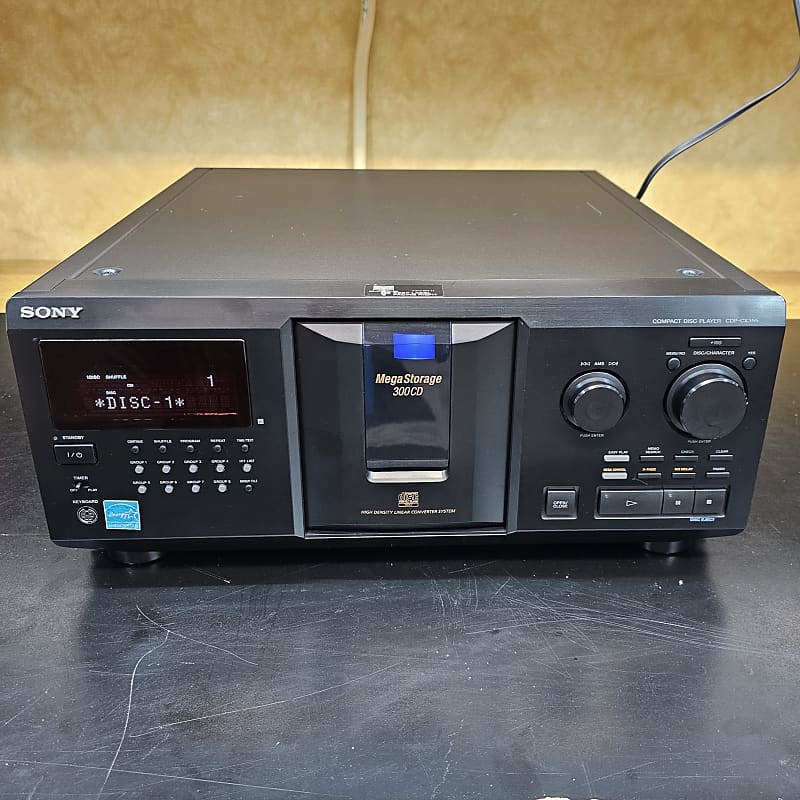 Sony CDP-CX355 MegaStorage 300 Disc CD Jukebox - New Belts - | Reverb