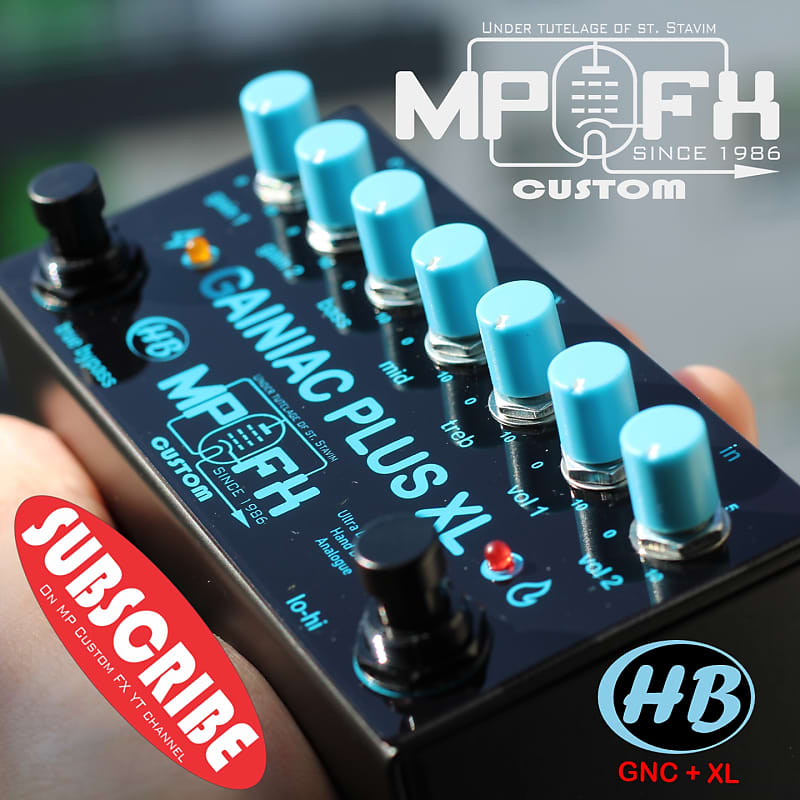 MP Custom FX Gainiac Plus XL The Best Preamp Boost | Reverb UK