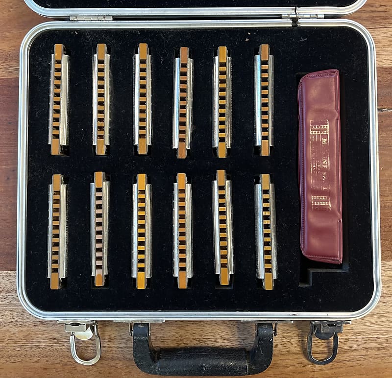 Vintage Hohner Harmonicas 13 piece set (RARE) | Reverb