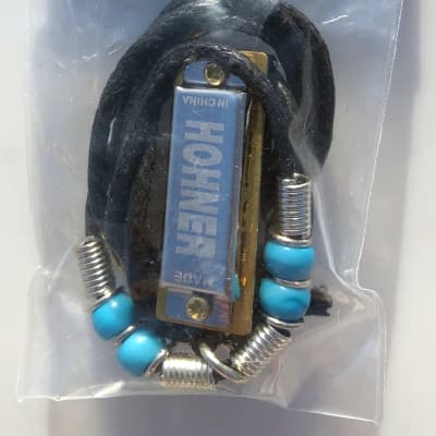 Playable Hohner Mini Harmonica Key of C Model # 38-C in Blue | Reverb