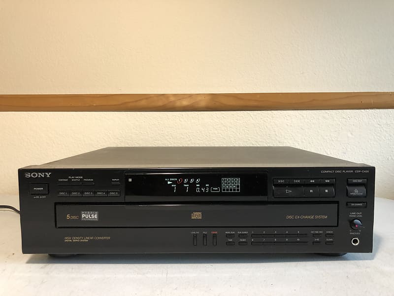 Sony CDP-C435 CD Changer 5 Compact Disc Player HiFi Stereo | Reverb