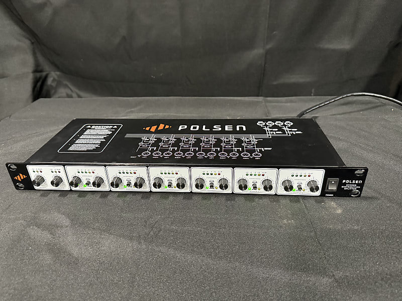 Polsen SP-260 Stereo Distribution Splitter 2020s - Black | Reverb