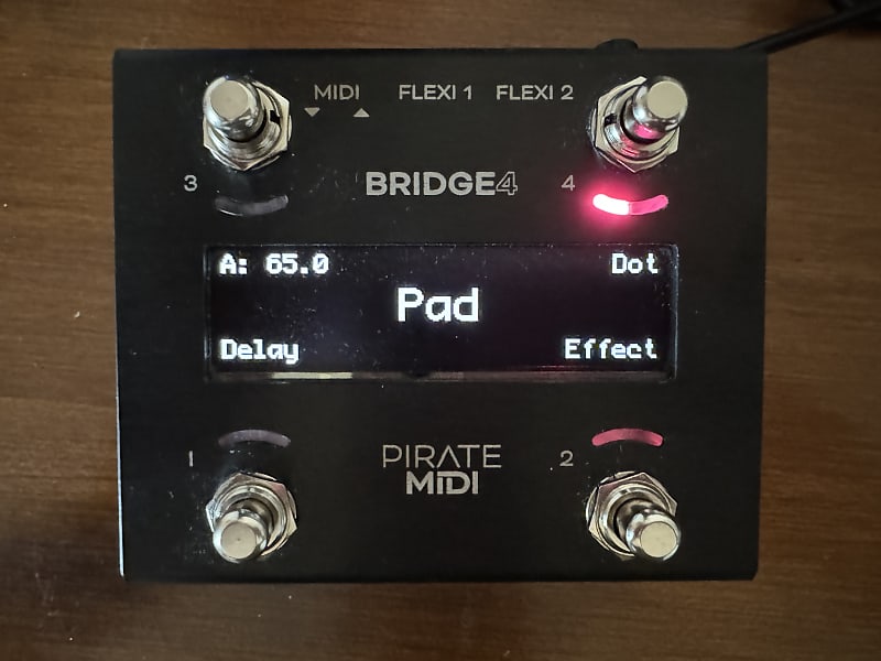 Pirate MIDI Bridge4 2021 - Black Aluminum | Reverb