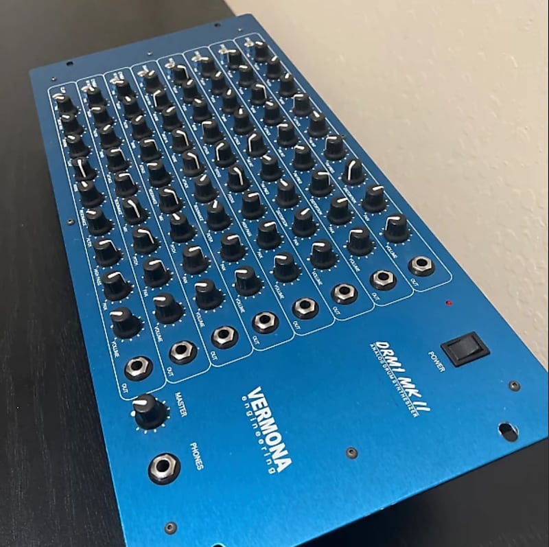 Vermona DRM1 MKIII Analog Drum Machine 2000s - Silver | Reverb