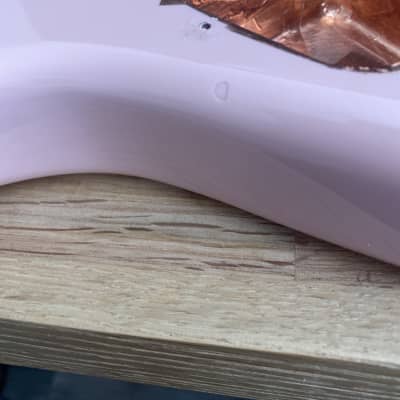 Warmoth Lefty Hardtail Stratocaster Body Shell Pink | Reverb