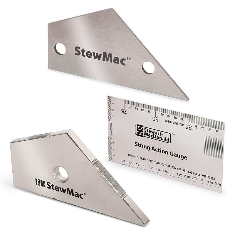 StewMac Precision Fret Tool Trio, Metric – String Action | Reverb